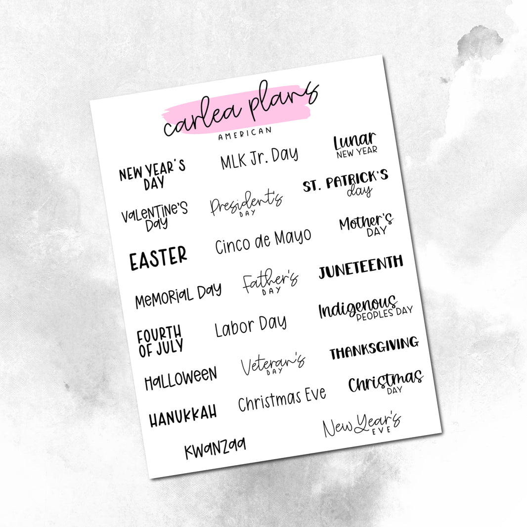 Carlea Plans - Colorful Icons for your Planner – CarleaPlans