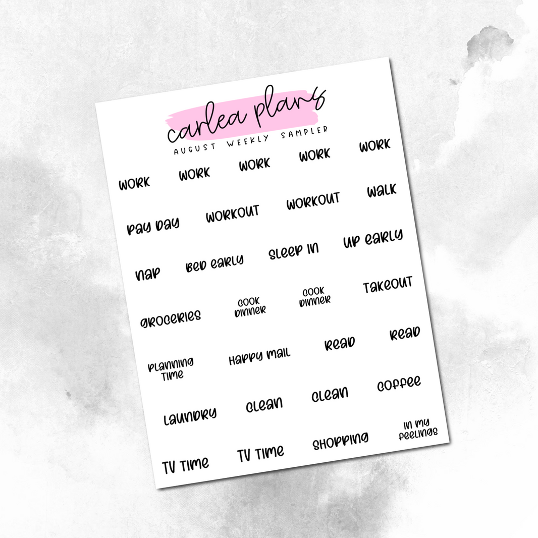 Carlea Plans - Colorful Icons for your Planner – CarleaPlans