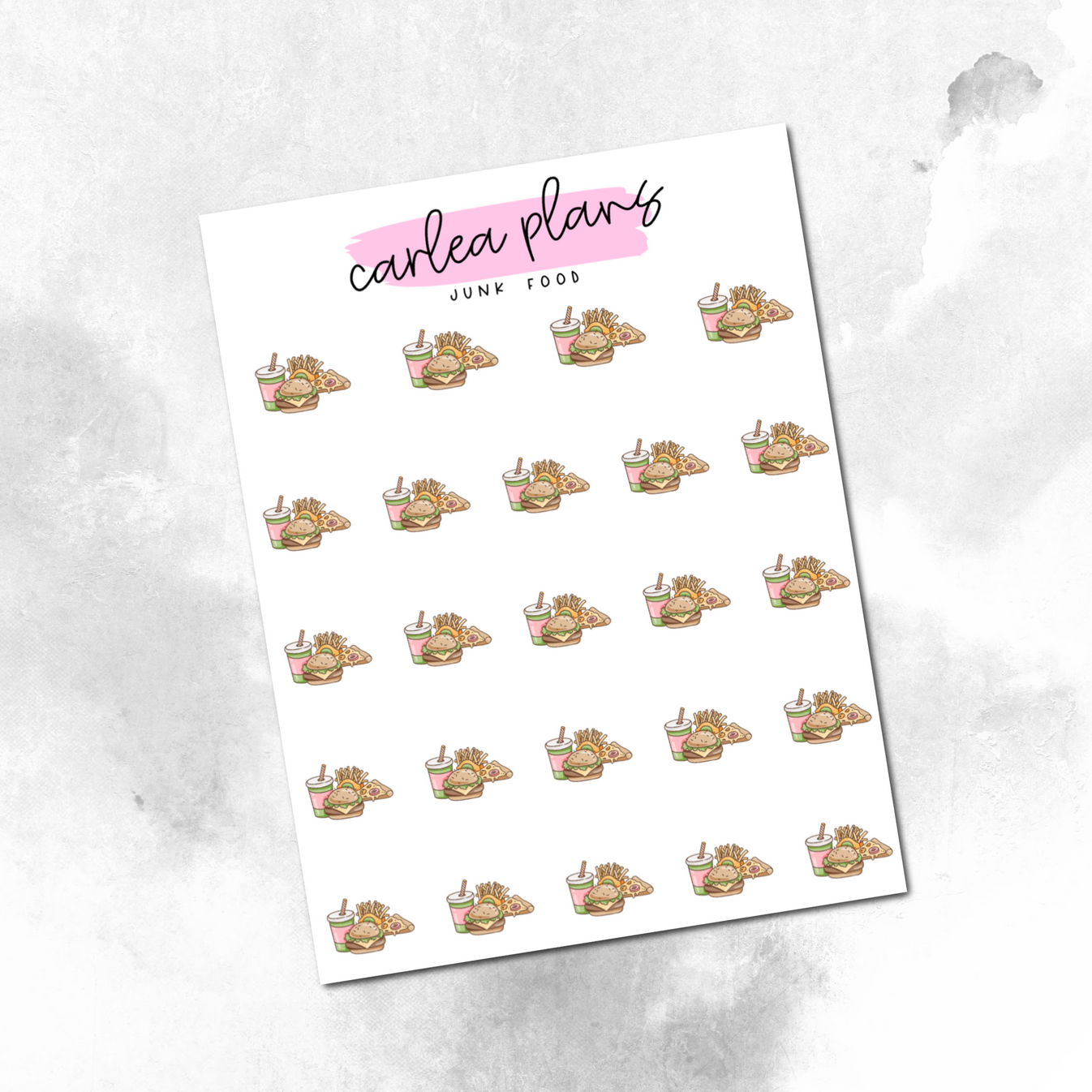 Junk Food Icons – CarleaPlans