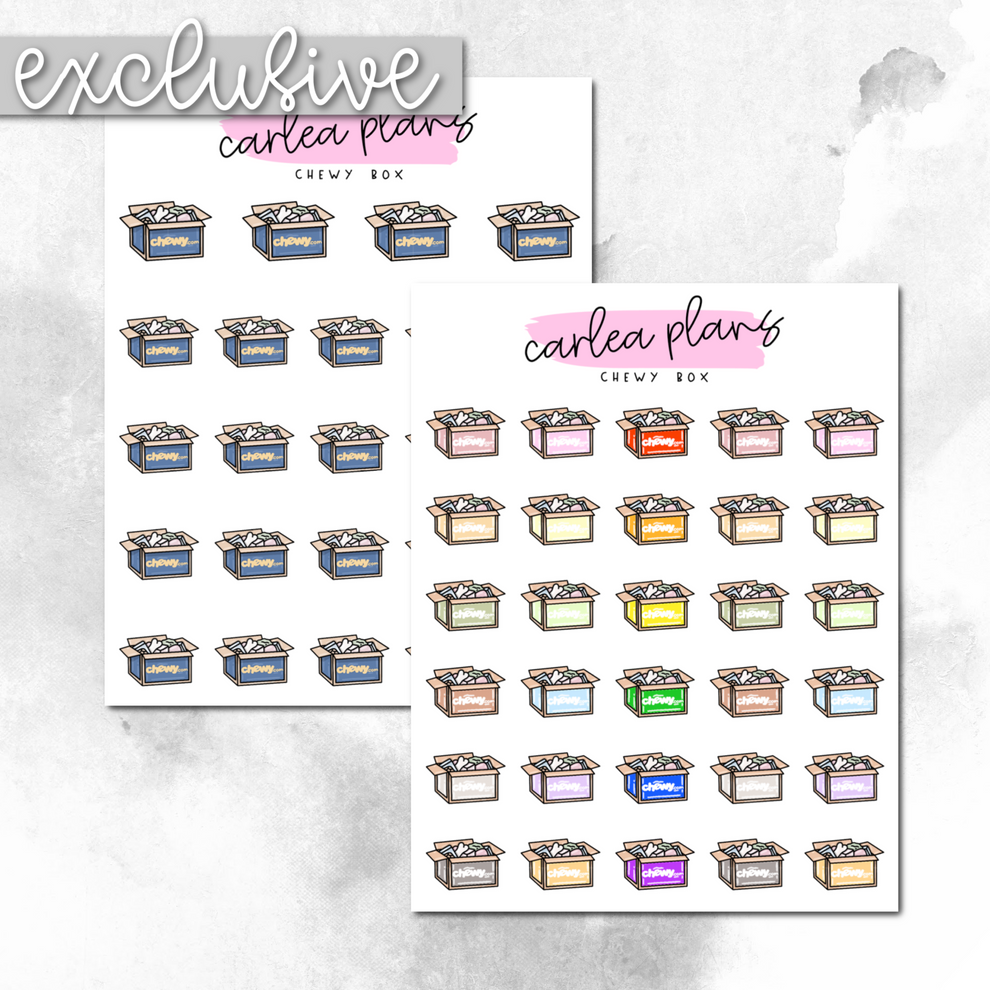 Chewy Box Icons – CarleaPlans