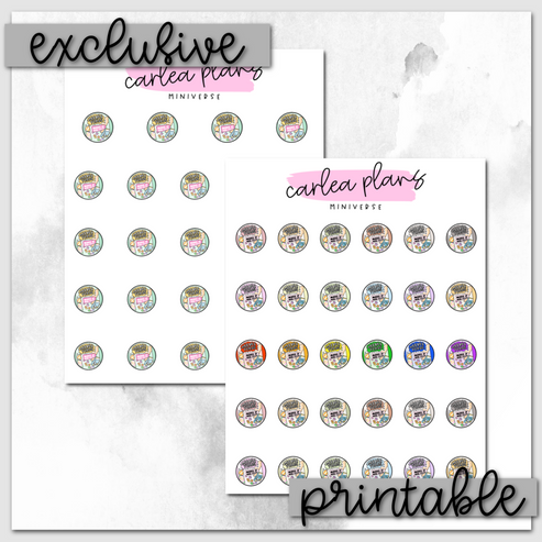 Miniverse Icons | Printable Icons – CarleaPlans