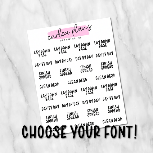 Planning Bucket List Scripts – CarleaPlans