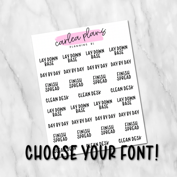 Planning Bucket List Scripts – CarleaPlans