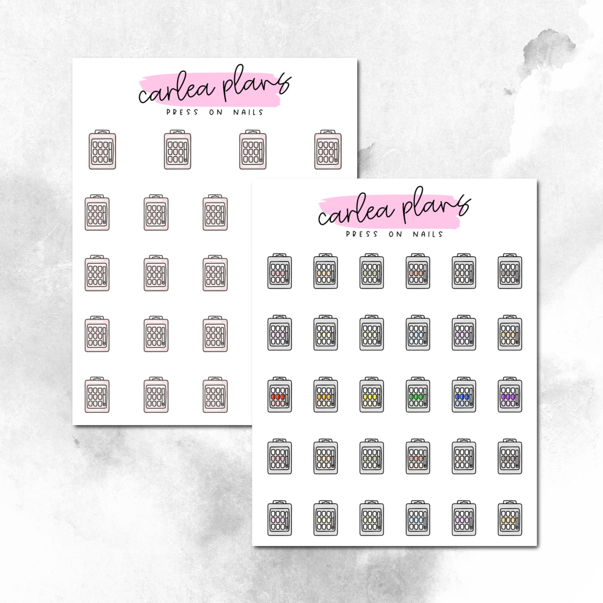 Press On Nails Icons – CarleaPlans