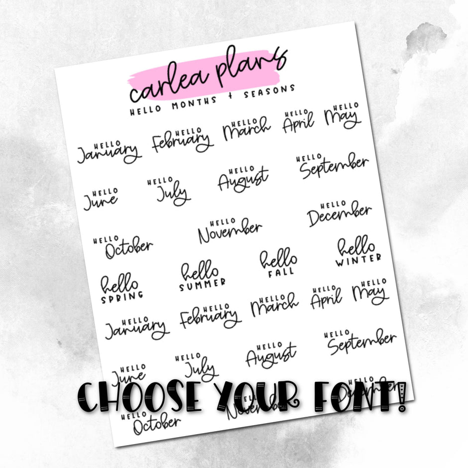 Carlea Plans - Colorful Icons for your Planner – CarleaPlans